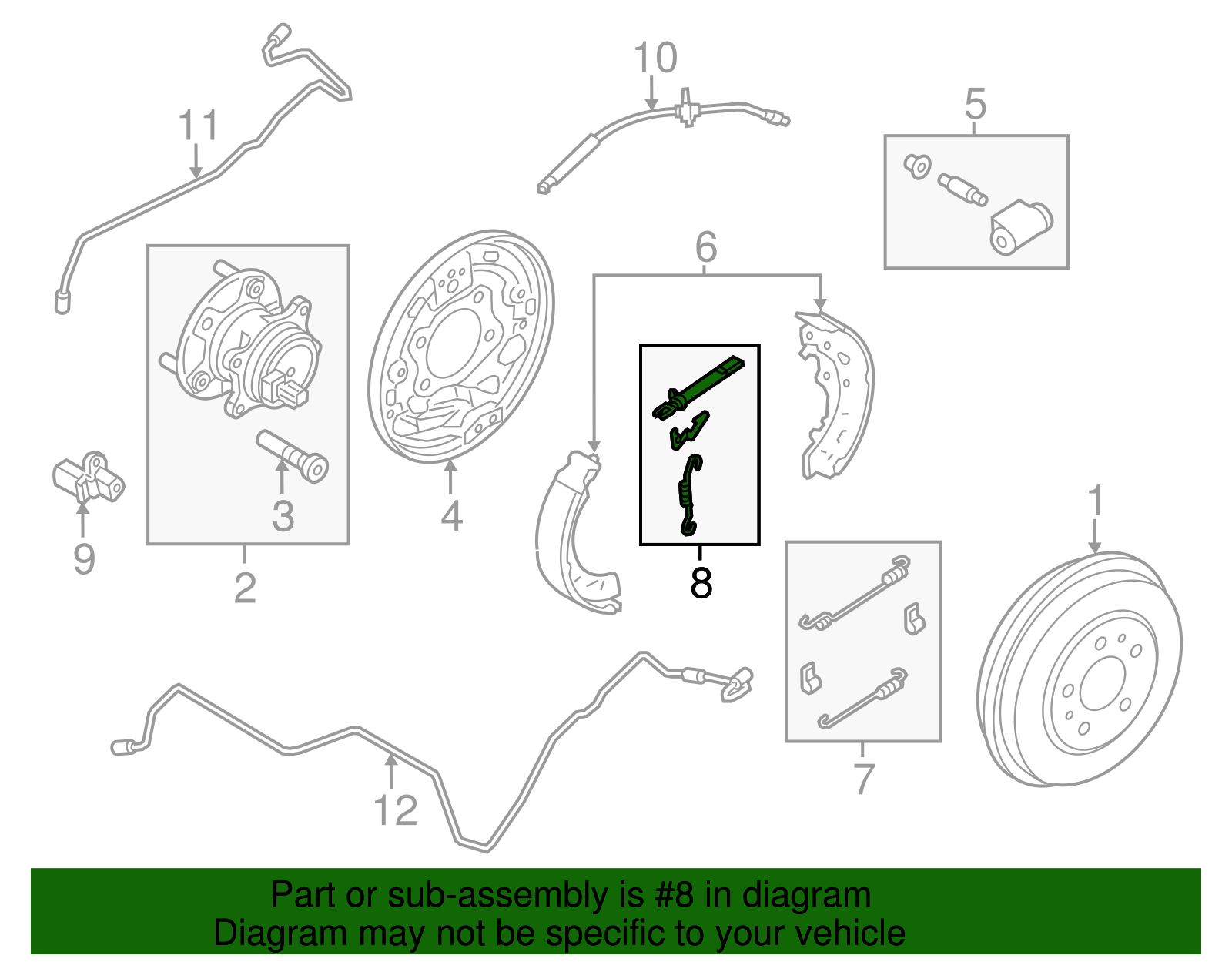 2012-2018 Ford Focus Motorcraft™ Repair Kit BKAF-13 | Miracle Ford Parts