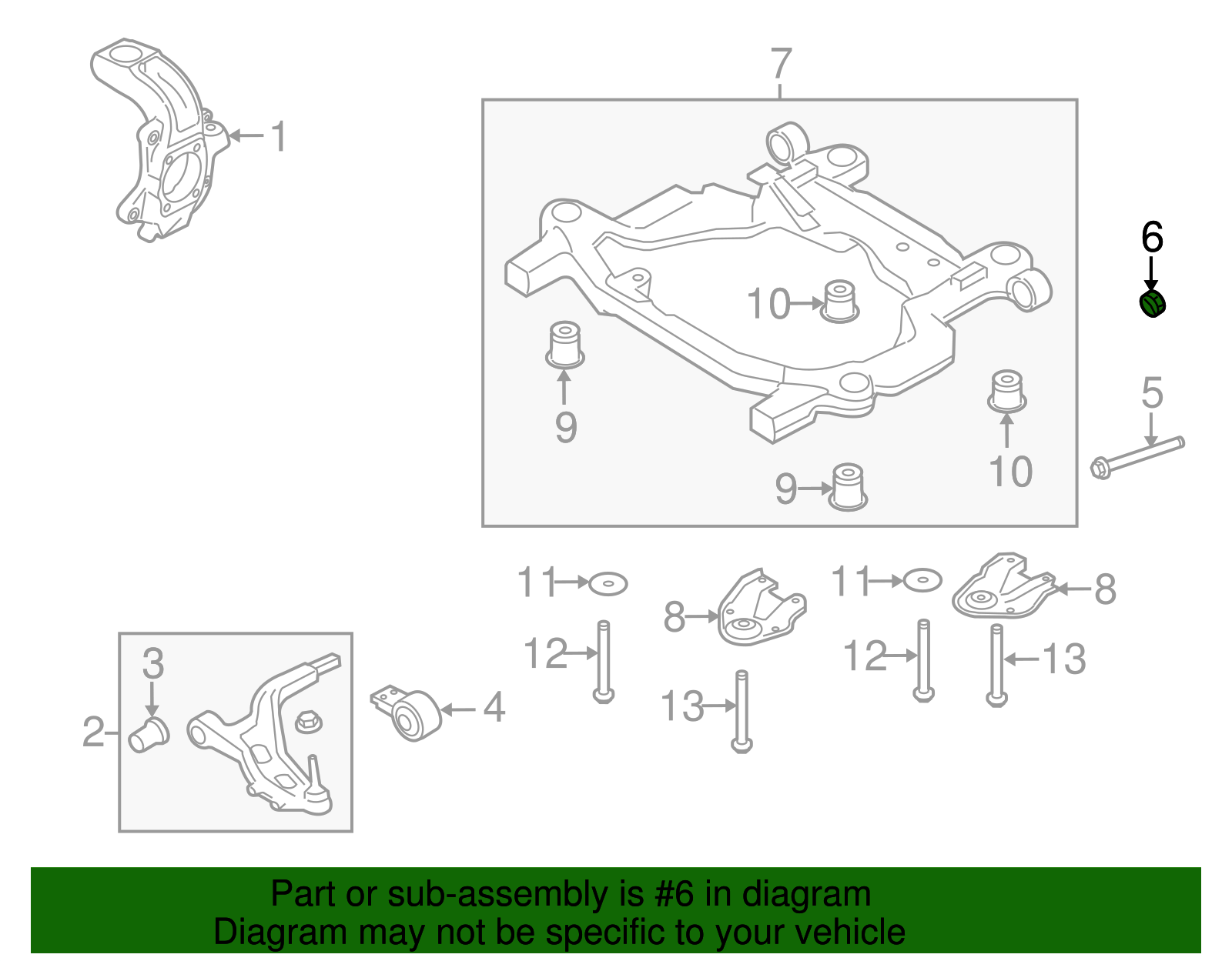 2008-2025 Ford Top Nut W713760-S440 | OEM Parts Online