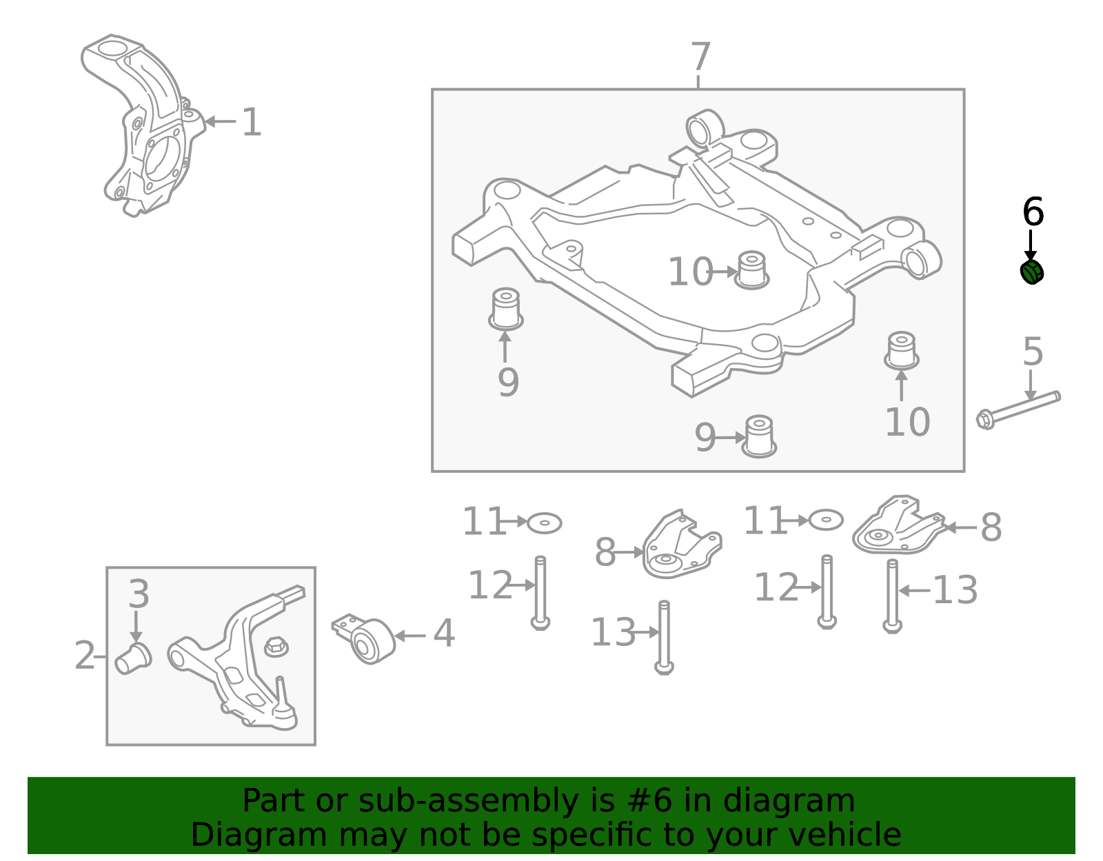 W713760-S440 - *2008-2024 Ford - Top Nut | Ford OEM Parts Outlet