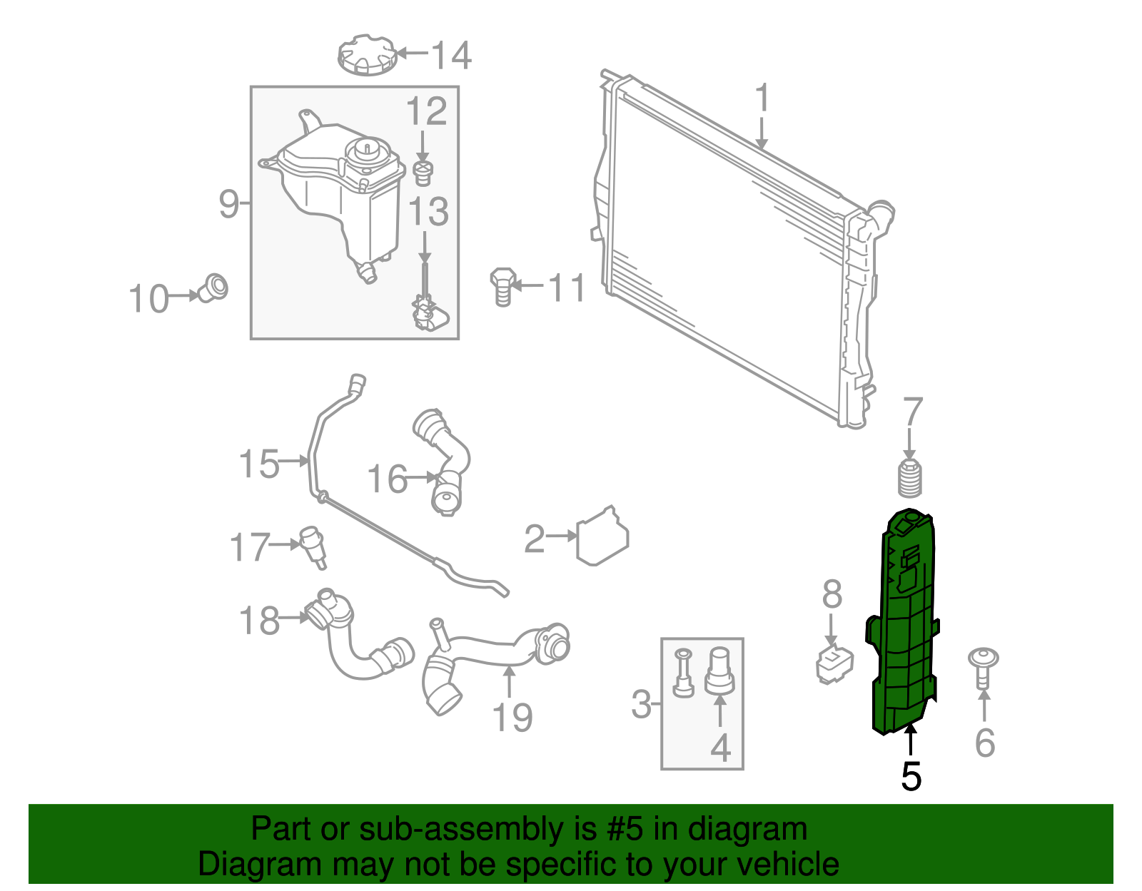 17107524912 - 2006-2016 BMW Radiator Bracket (17-10-7-524-912) | BMW of ...