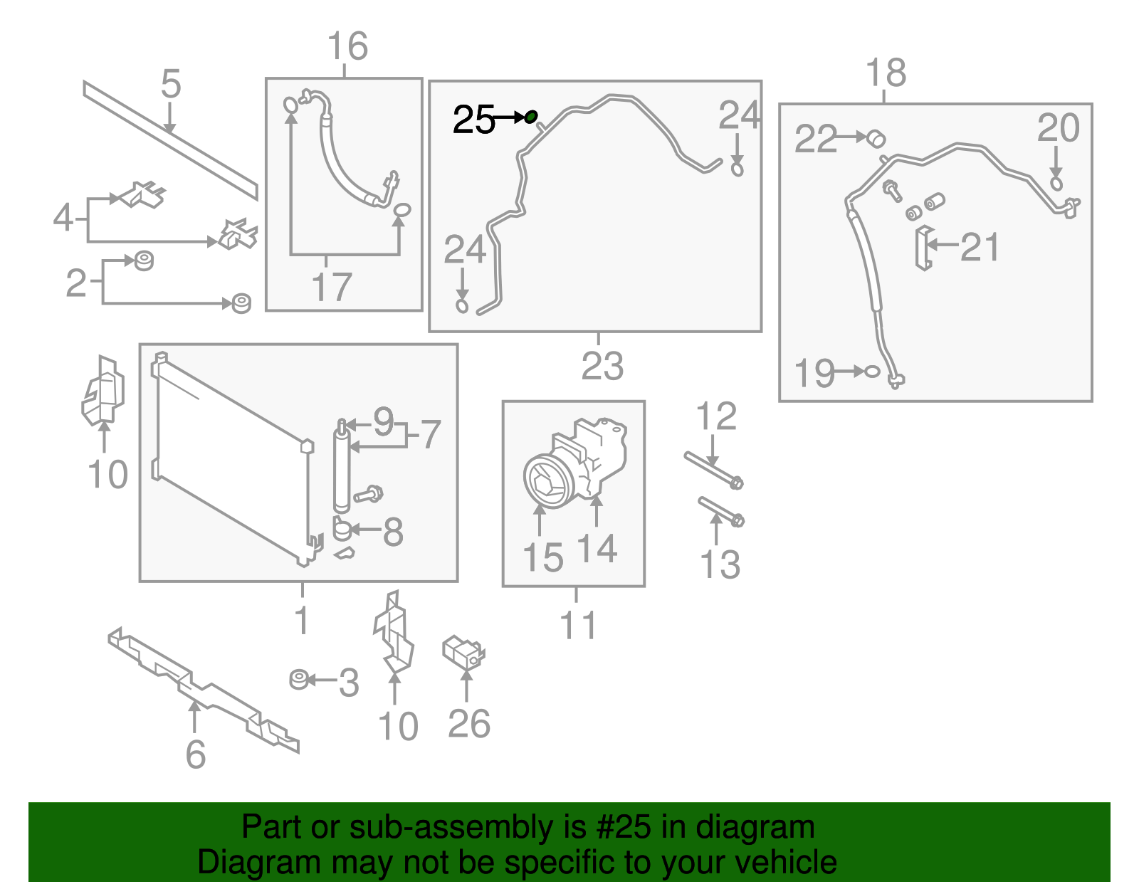 2012-2015 Nissan Liquid Line Cap 92499-JG00A | Nissan RVA