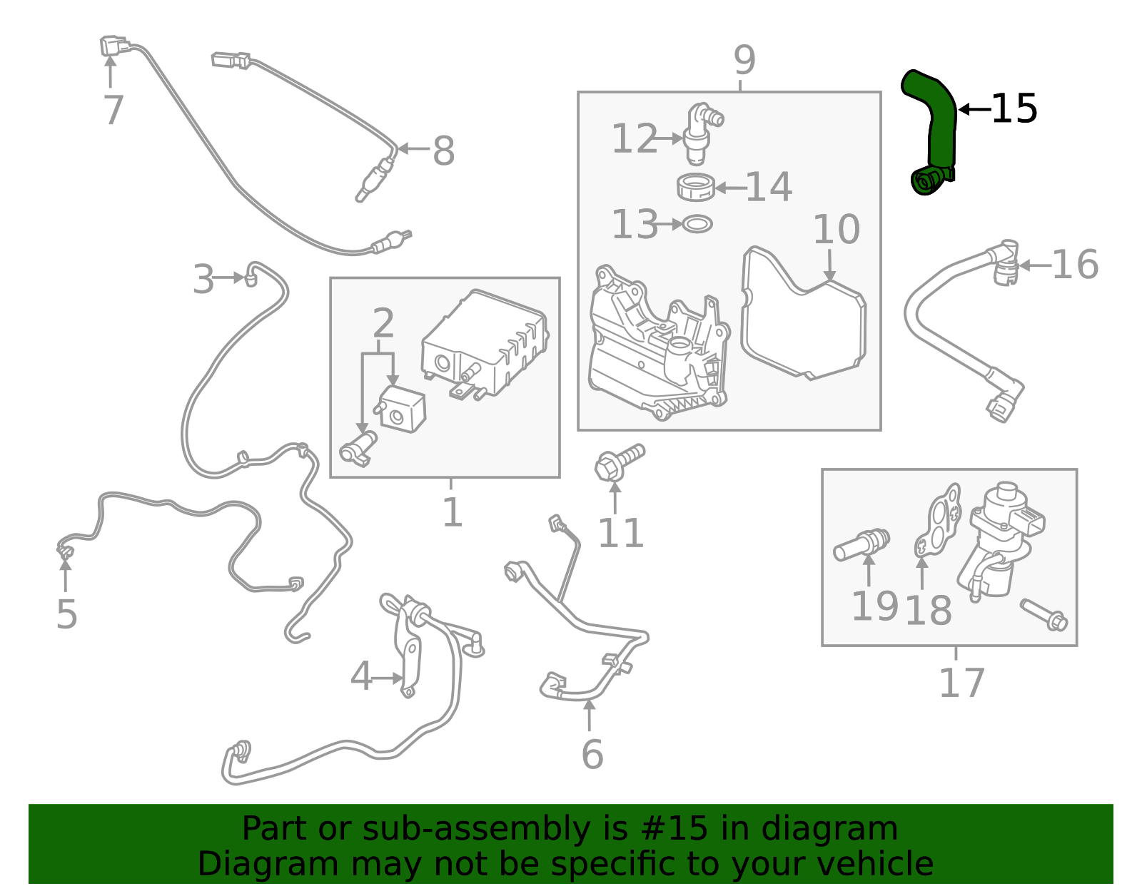 2019-2023 Ford Transit Connect | Vent Hose | JX6Z-6C324-A | Walls' Ford ...