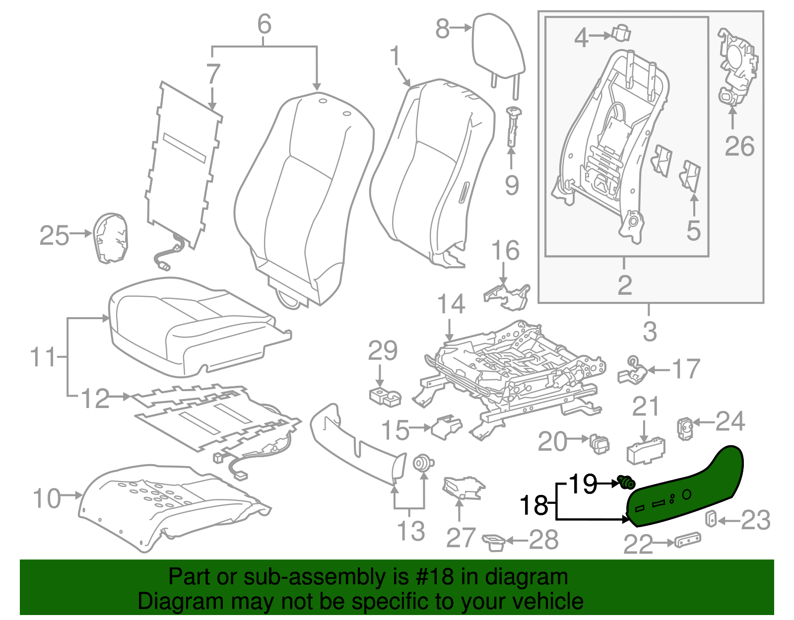 2014-2019 Toyota Highlander Outer Side Panel 71812-0E170-B0 | OEM Parts ...