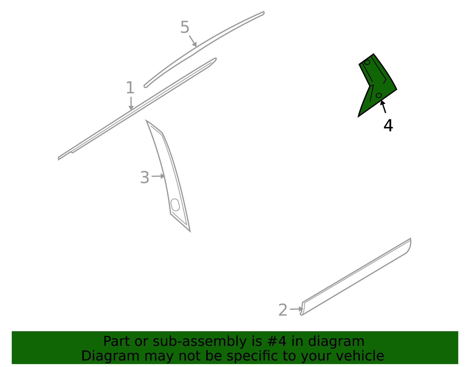 2007-2012 Hyundai Veracruz Frame Molding 83270-3J000 | MotorMotor