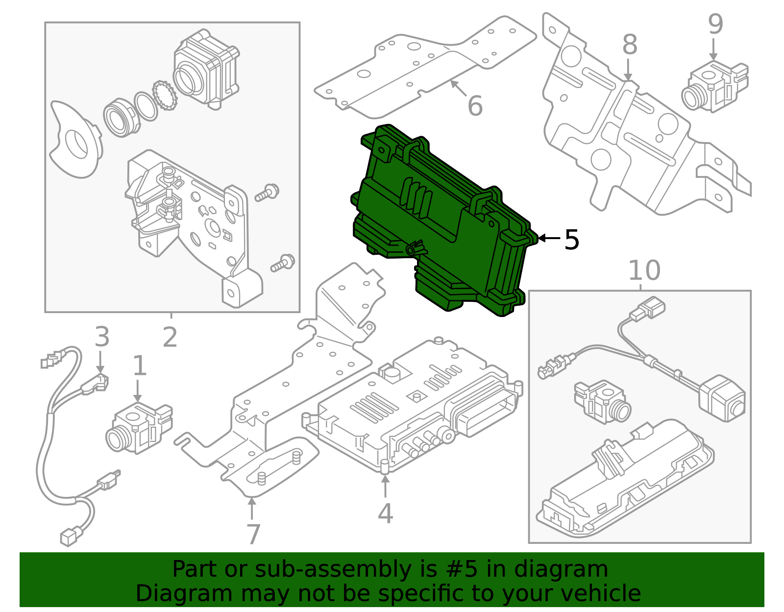 2019-2025 Audi Control Module 4KE-907-547-E | TascaParts.com
