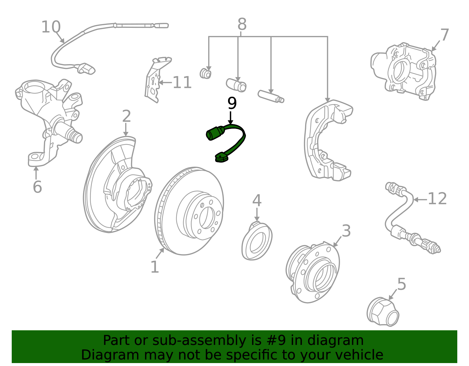 34351182064 - 1995-2001 BMW Wear Indicator (34-35-1-182-064) | BMW of ...