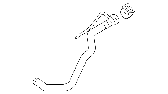2008-2016 Volkswagen HVAC Heater Hose 1K0-122-157-HE | OEM Parts Online