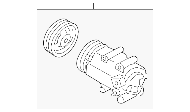 Motorcraft A/C Compressor | YCC-445 | Walls' Ford Parts