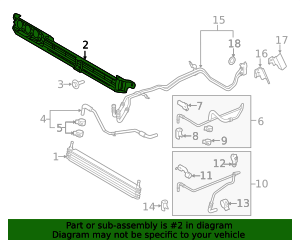 2015-2020 Ford F-150 | Trans Cooler Bracket | FL3Z-7B142-A | Walls ...