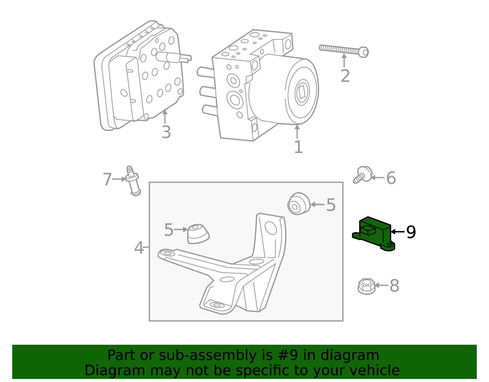13514500 - Vehicle Yaw Sensor 2014-2020 GM | GM Parts Warehouse