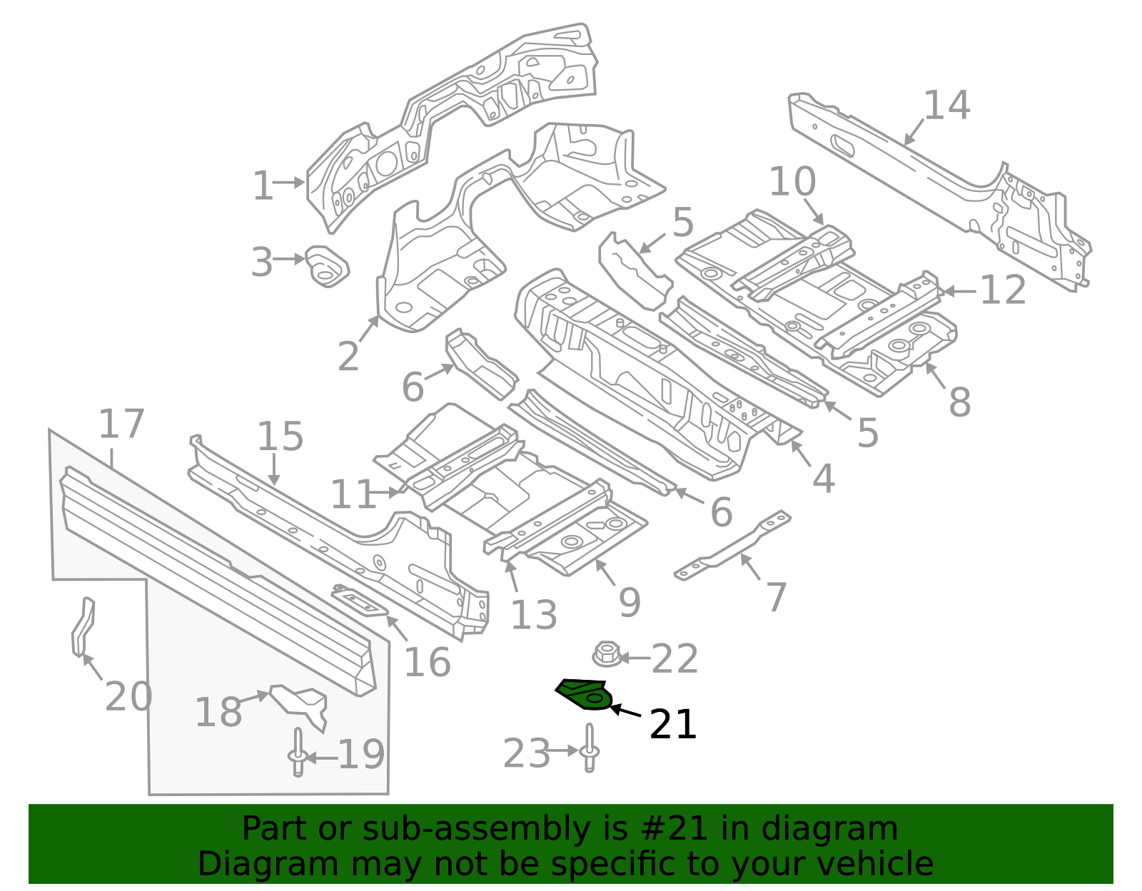 2016-2023 Audi Jacking Bracket 8P0-802-847 | OEM Parts Online