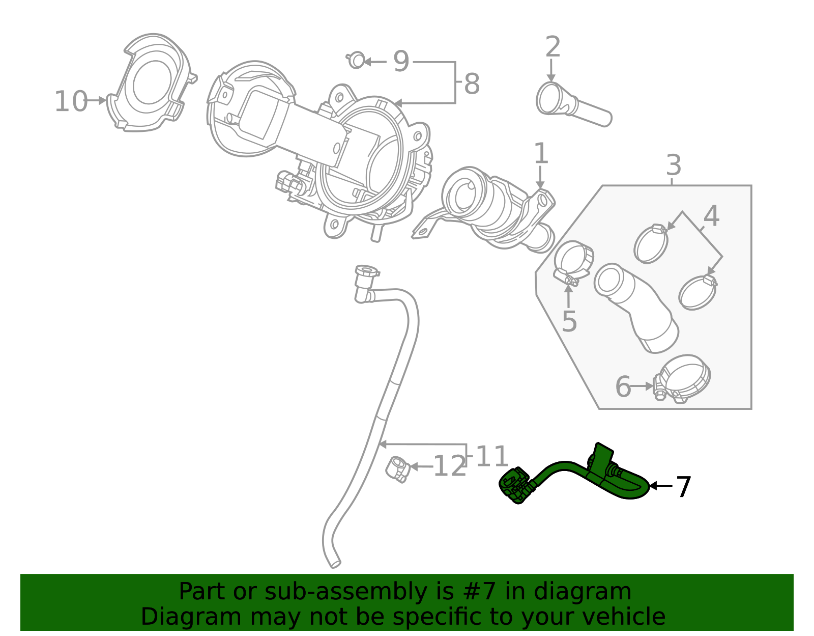 2023-2025 Chevrolet Corvette Evaporator Tube 85117739 | Courtesy Parts