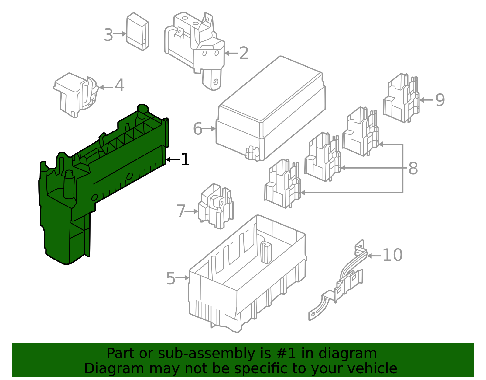 24381-6RA2B - Fuse Holder - 2021-2025 Nissan Rogue | Nissan OEM Parts ...