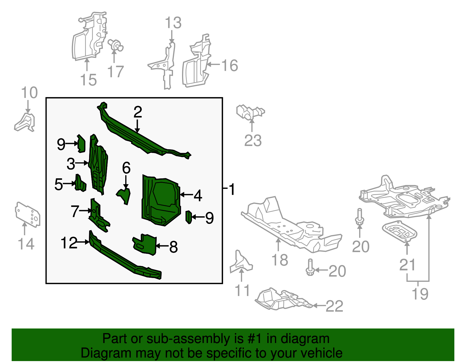 53201-60171 - Radiator Support - 2010-2024 Toyota 4Runner | OEM Genuine ...