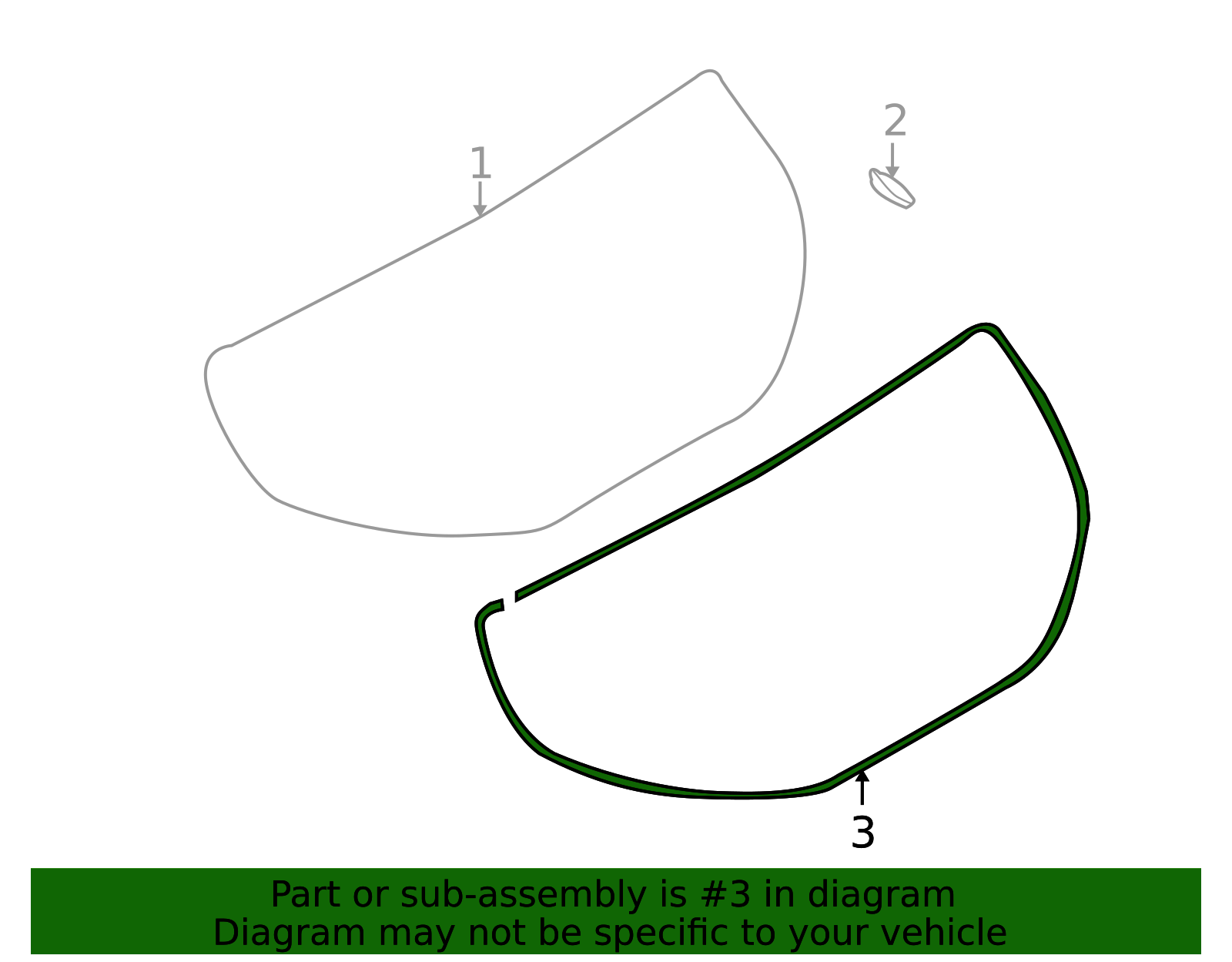 G2G16-89902 - 1987-2014 Nissan - Lift-Gate Glass Seal | Anicra Nissan Parts