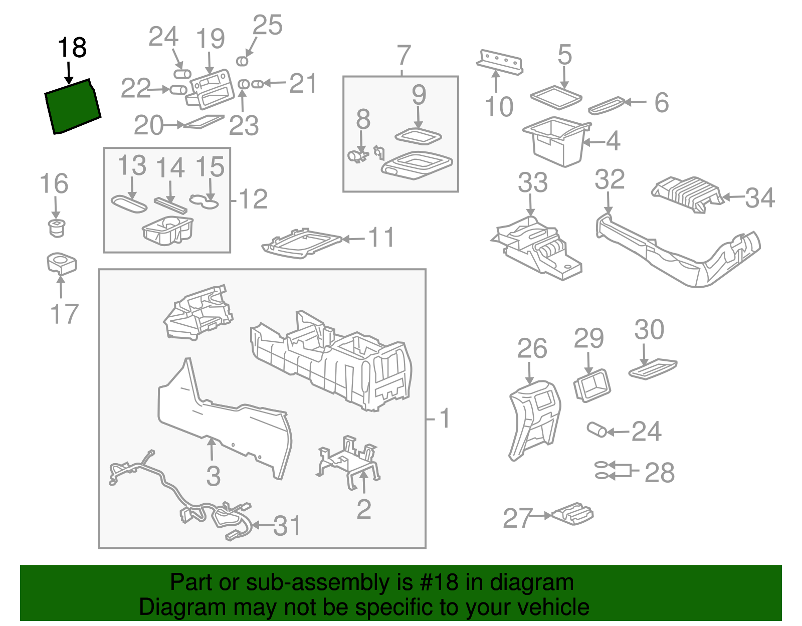 15788995 - 2003-2007 GM - Trim Bezel | Partners Chevy
