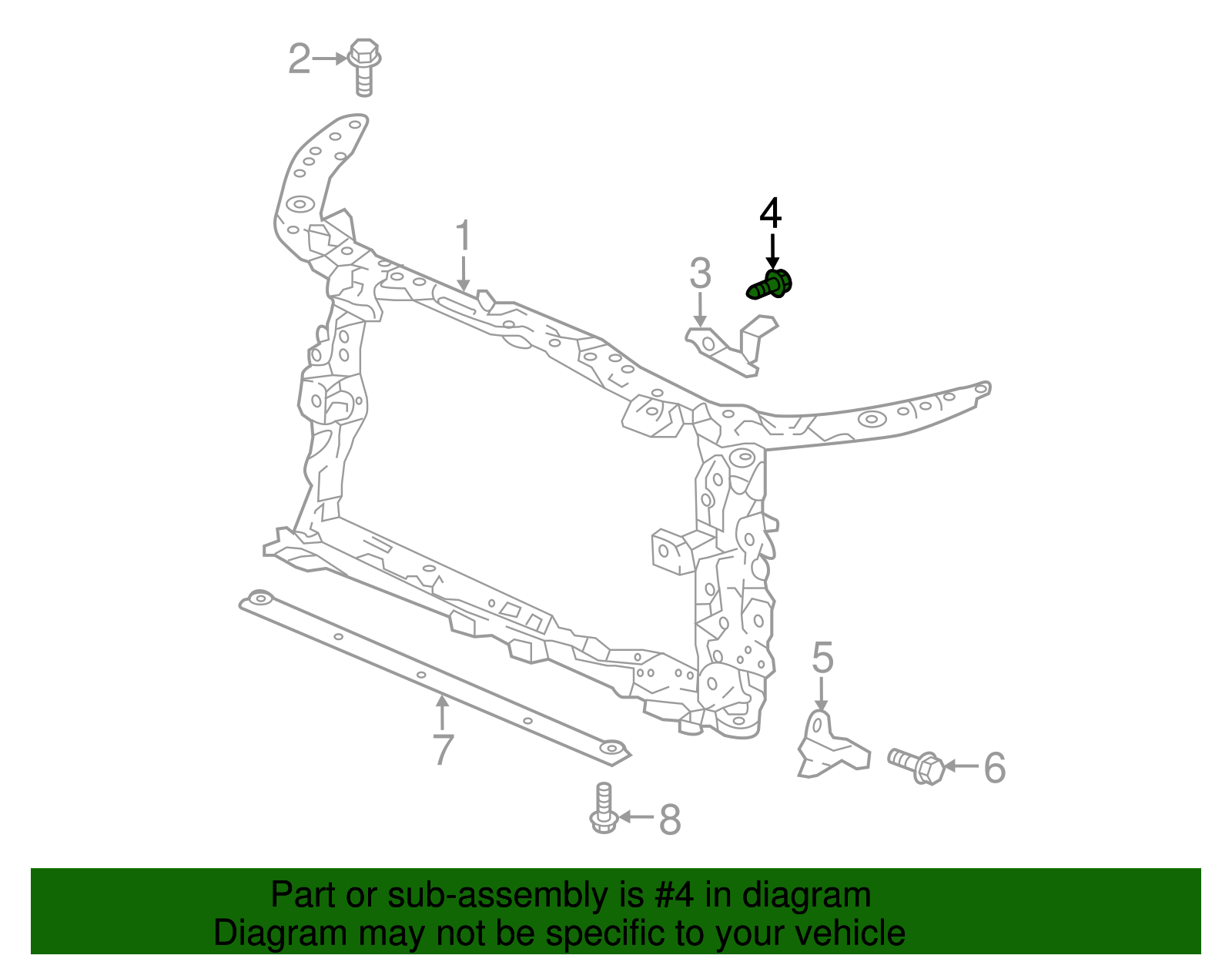 93401-06016-05 - Upper Plate Bolt 1997-2022 Honda | Honda Parts Online