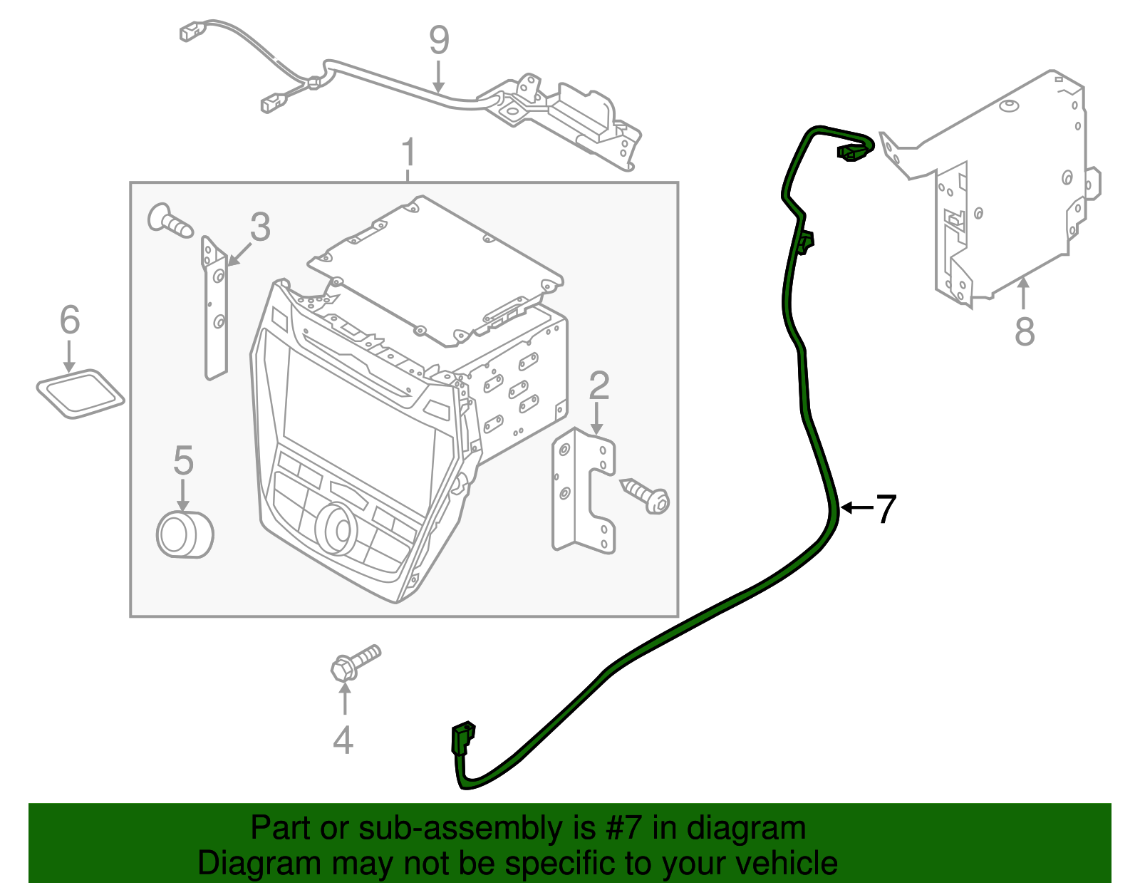 96595-2W051 - High-Quality Audio Auxiliary Jack Connector for 2013-2016 ...