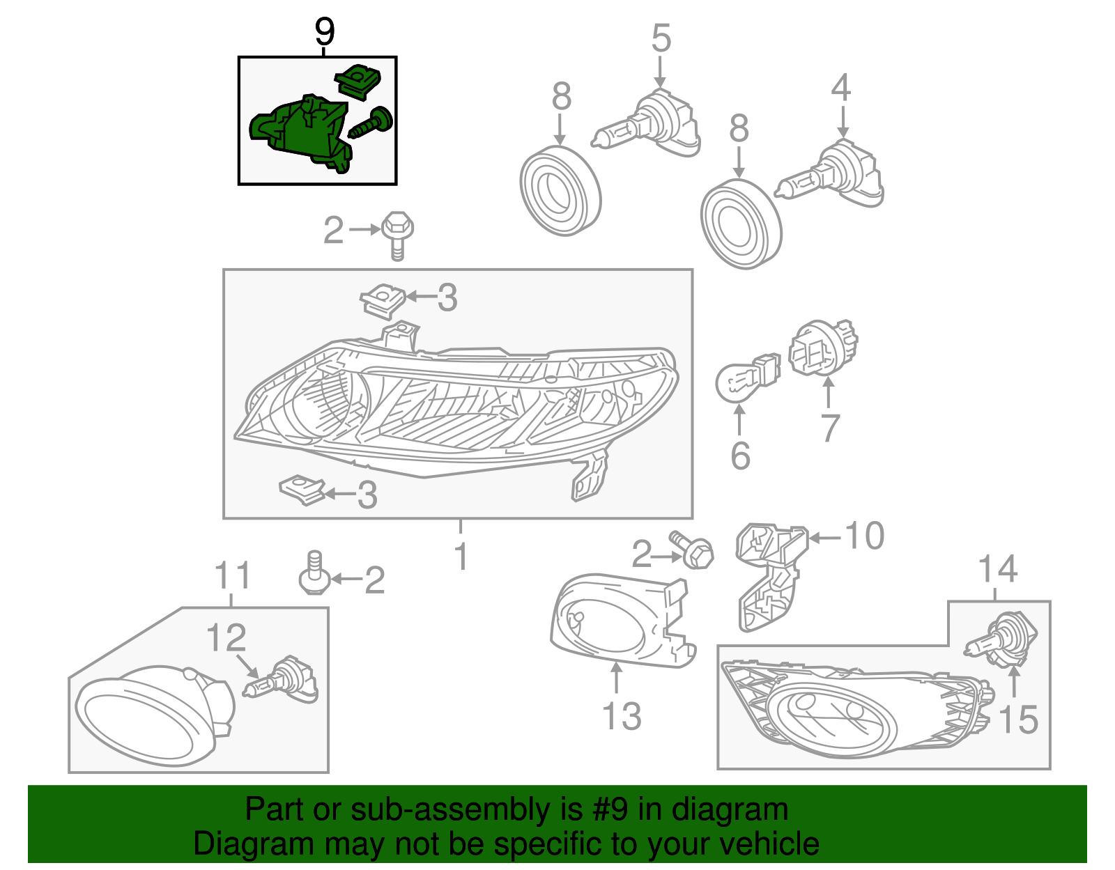 06150-SNA-A11 - Repair Bracket 2006-2011 Honda Civic | Honda Parts Online