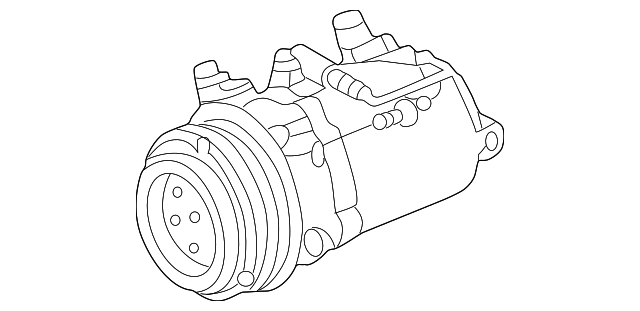 64526910458 - 1998-2006 BMW Compressor (64-52-6-910-458) | BMW of South ...