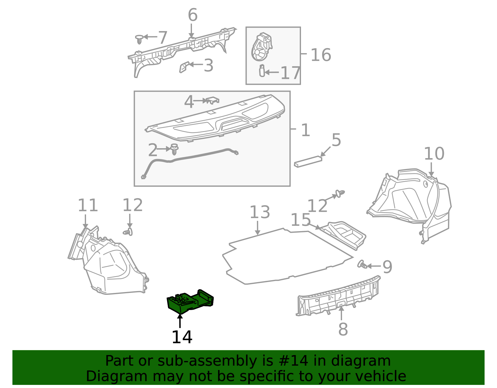 64777-02140 - High-Quality Trunk Floor Storage Box for 2009-2013 Toyota ...