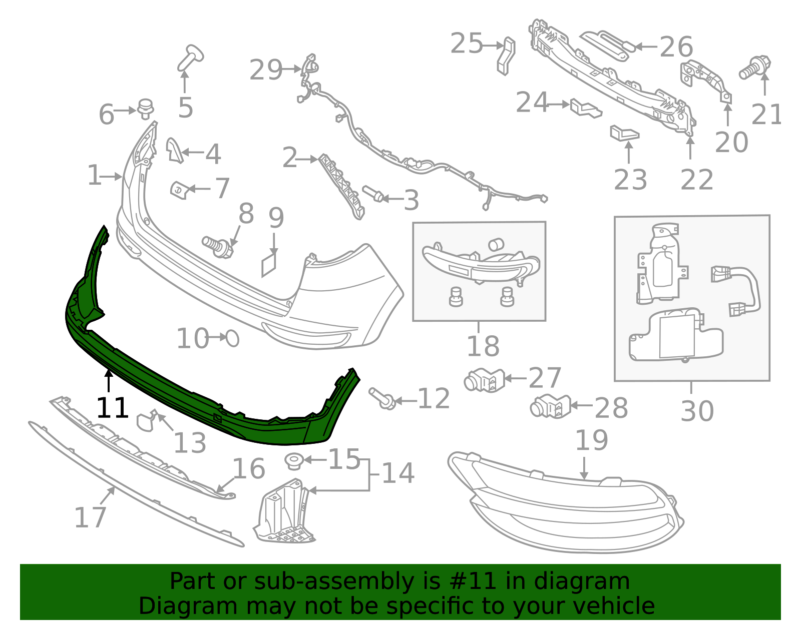 86612-D9600 - Lower Cover 2020-2022 Kia Sportage | Kia.Parts Store