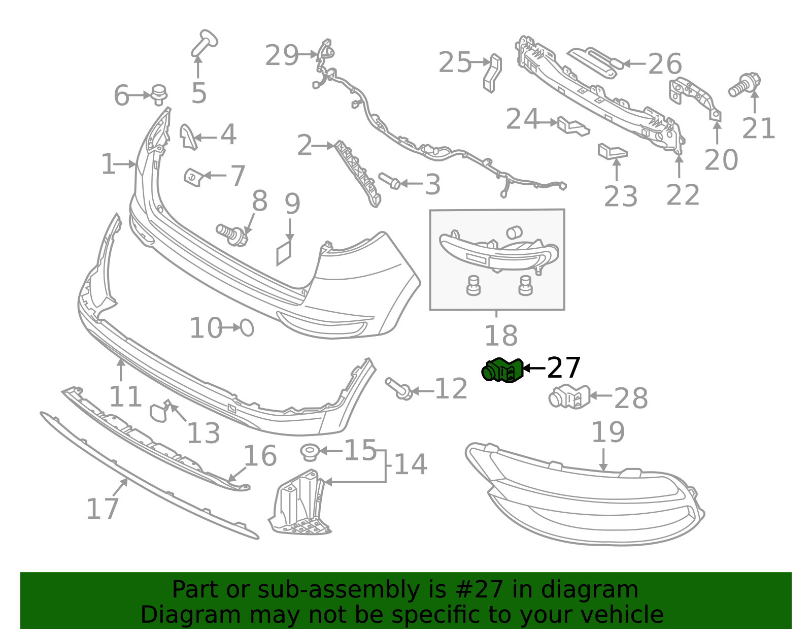 99310-D4000KLG - Park Sensor 2020-2022 Kia Sportage | Kia.Parts Store