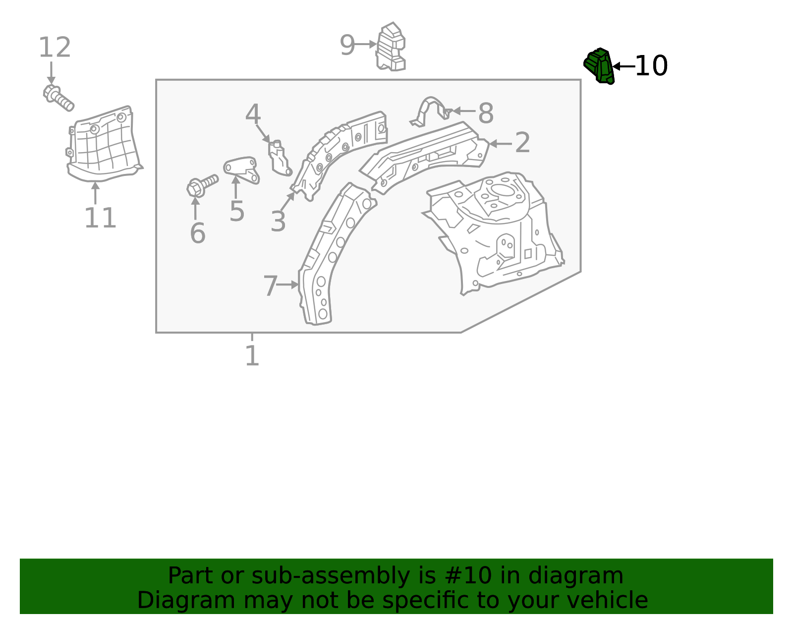 53156-0R031 - Air Guide - 2019-2025 Toyota | OEM Genuine Toyota Parts