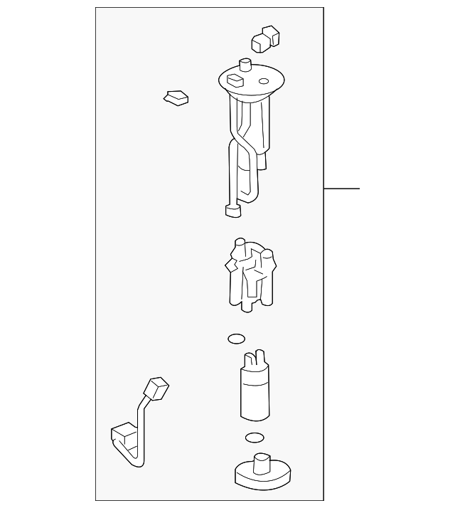 2003-2005 Toyota 4Runner Fuel Pump Assembly 77020-35062 | Toyota Parts ...