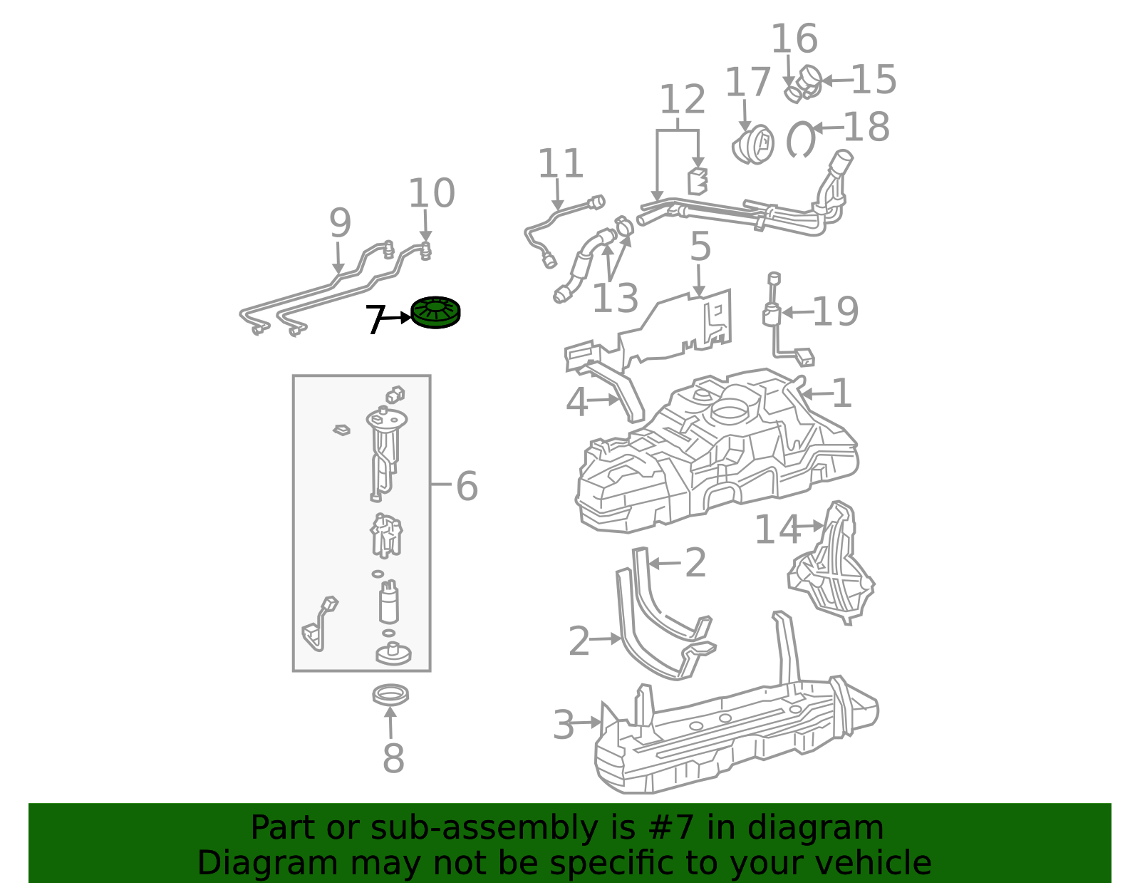 2003-2024 Toyota Fuel Tank Lock Ring 77144-35010 | AutoNationParts.com