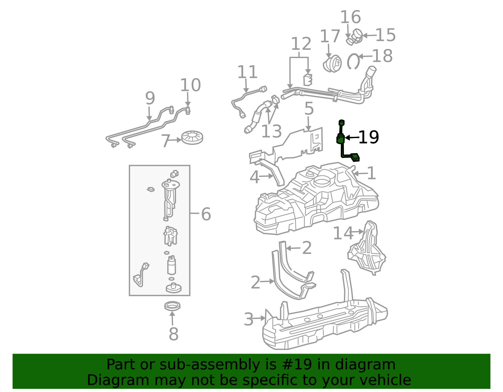 Genuine Official Toyota Gauge Assembly, Fuel Sender part# 83320-60440 ...