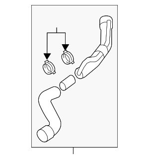 2012-2014 Volkswagen Passat Upper Hose 5C0-122-101-S | VW Direct Auto Parts