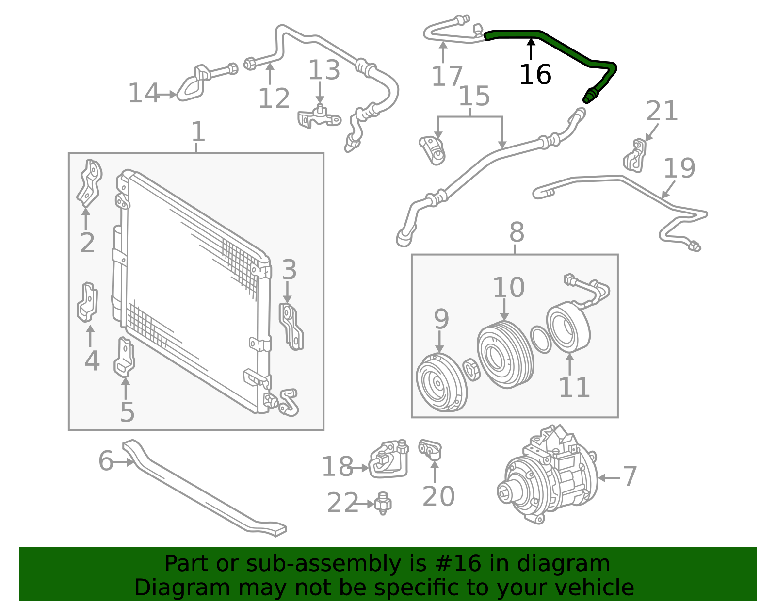 1998-2007 Lexus LX470 Discharge Hose 88717-6A190 | OEM Parts Online