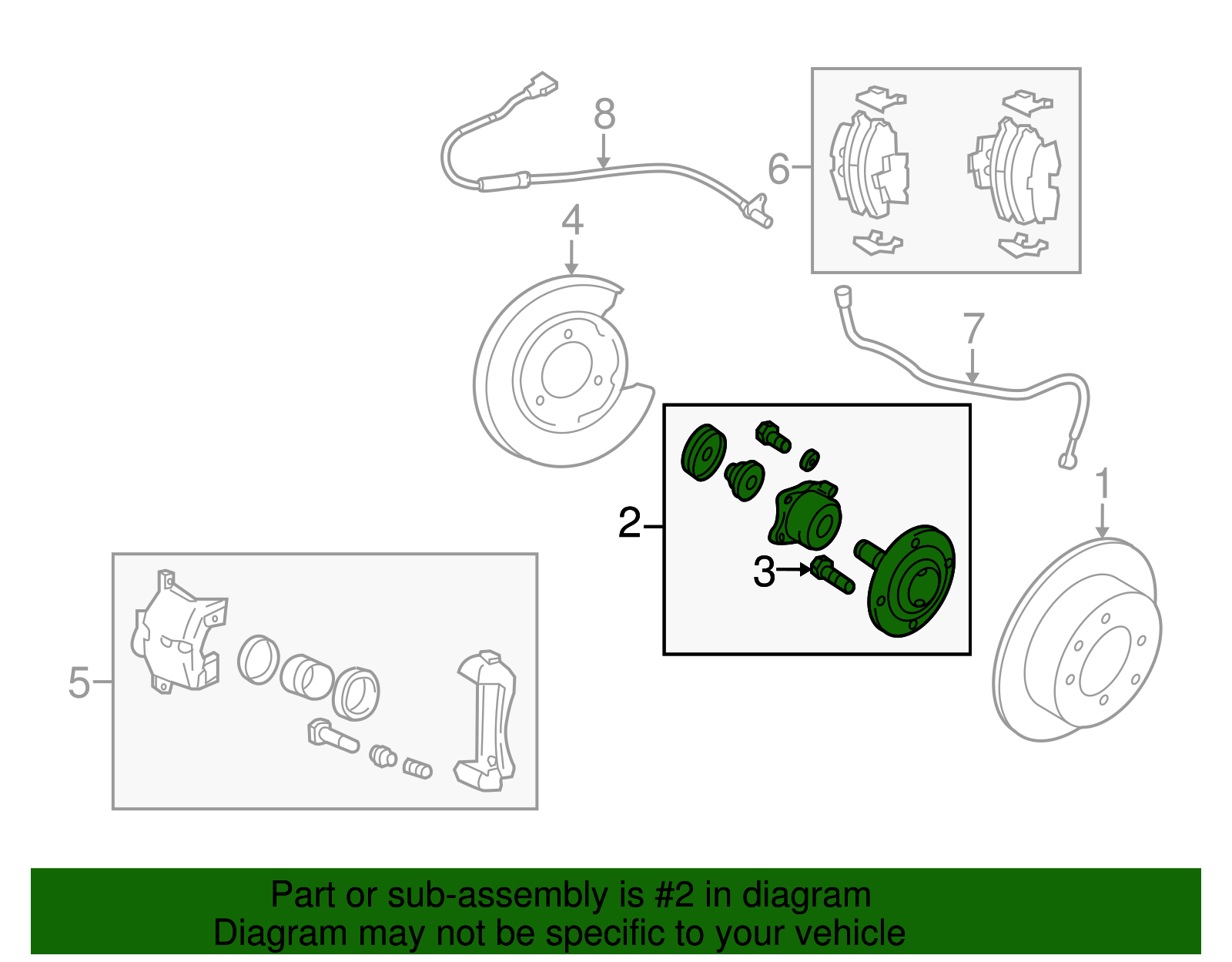 2006-2010 Hyundai Sonata Hub & Bearing 52730-2G200 | OEM Parts Online