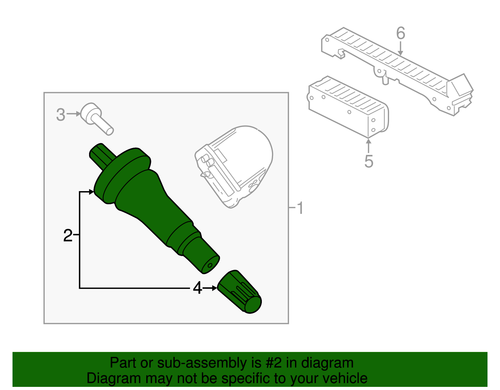 Genuine OEM Ford Part - Valve Stem FR3Z-1700-C | Genuine OEM Ford Parts ...