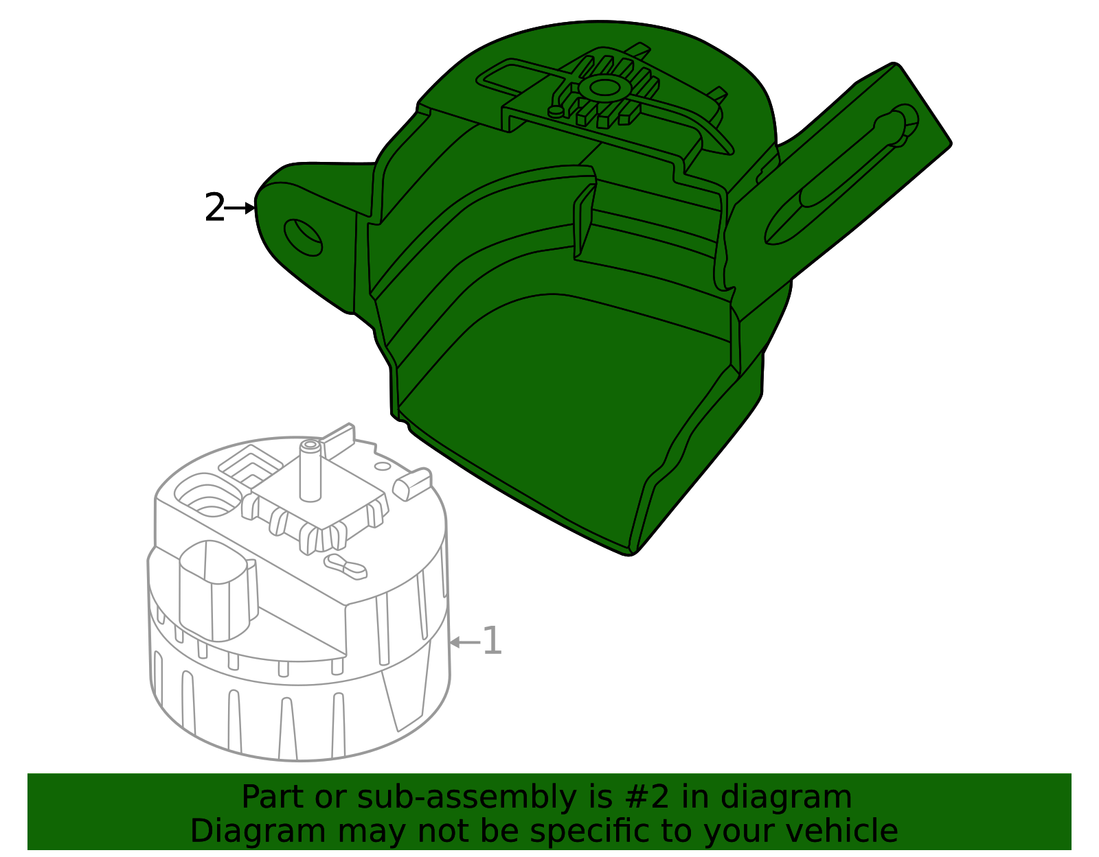 65-75-9-306-407 - Anti-Theft Alarm Siren Bracket | BMWPartsHub