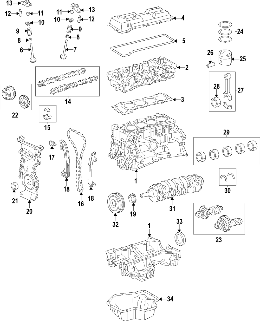 2009-2019 Toyota Exhaust Valve 13715-36020 | Toyota Parts Center