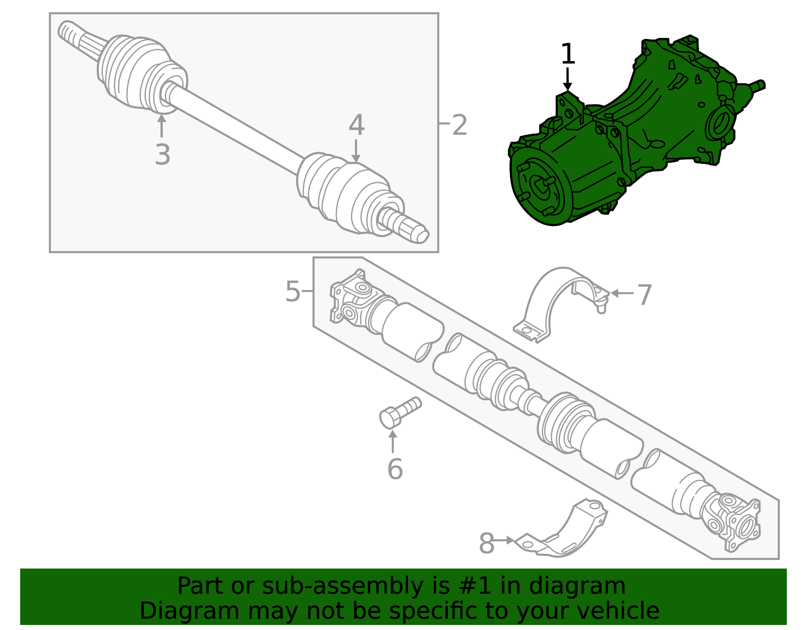 38300-4BF0A - Carrier Assembly - 2014-2024 Nissan | Nissan OEM Parts Direct