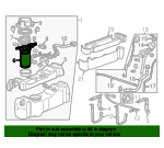 2012-2016 GM Diesel Exhaust Fluid (Def) Pump 84412924 GM ...
