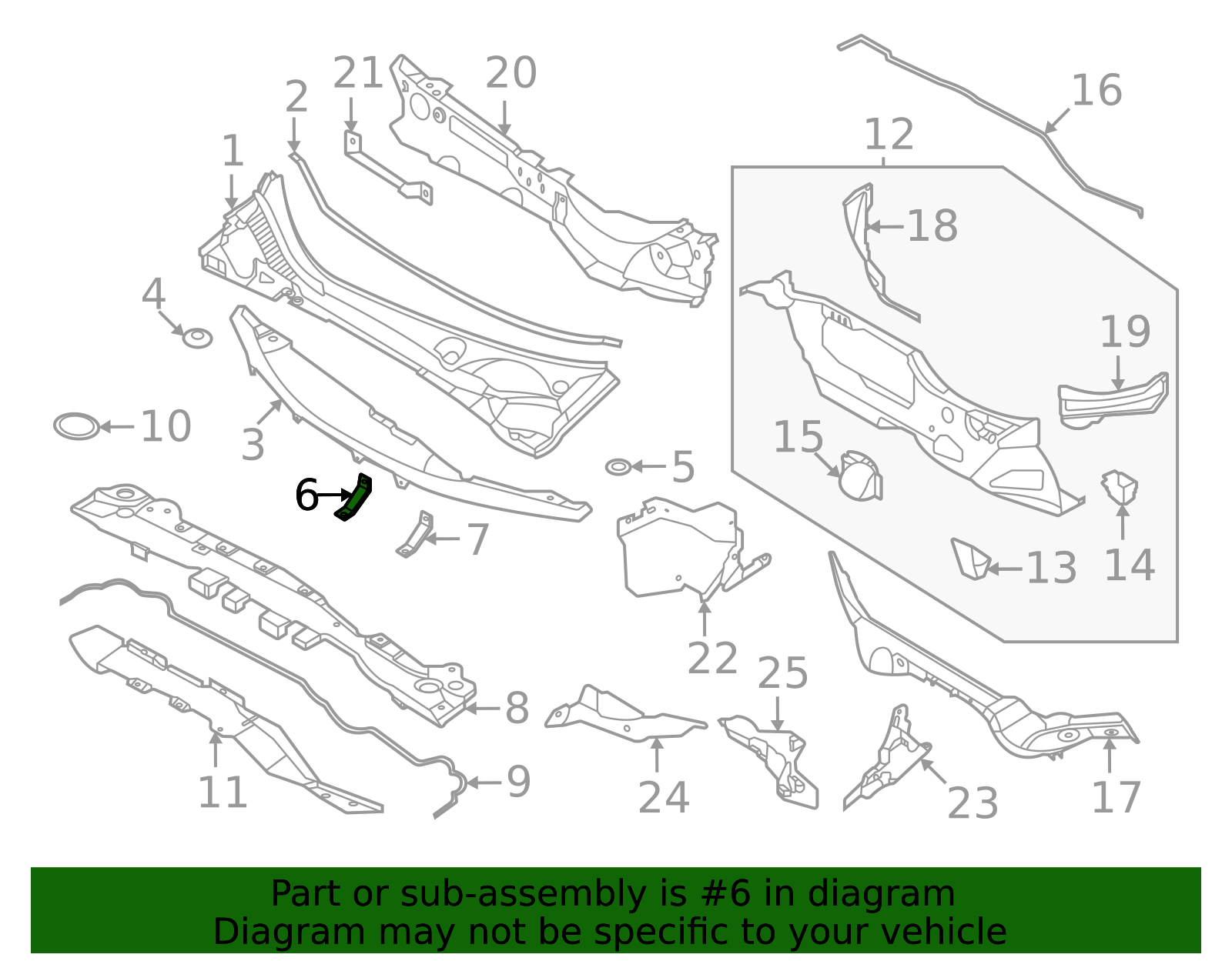 66362-5MP0A - Reinforcement 2023-2025 Nissan ARIYA | Official Nissan ...