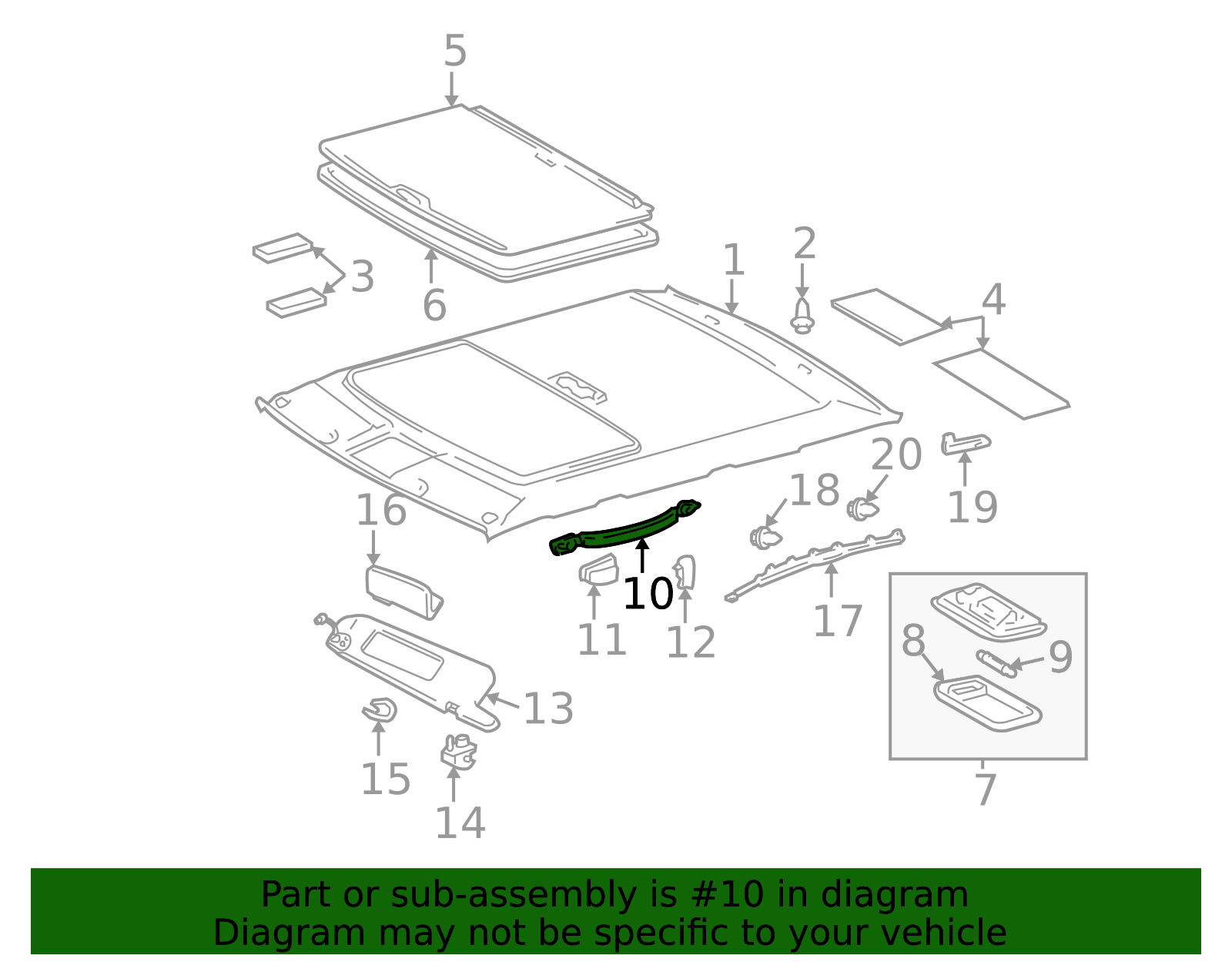 74610-AA050-A0 - Assist Strap 2002-2008 Toyota | National Parts Direct