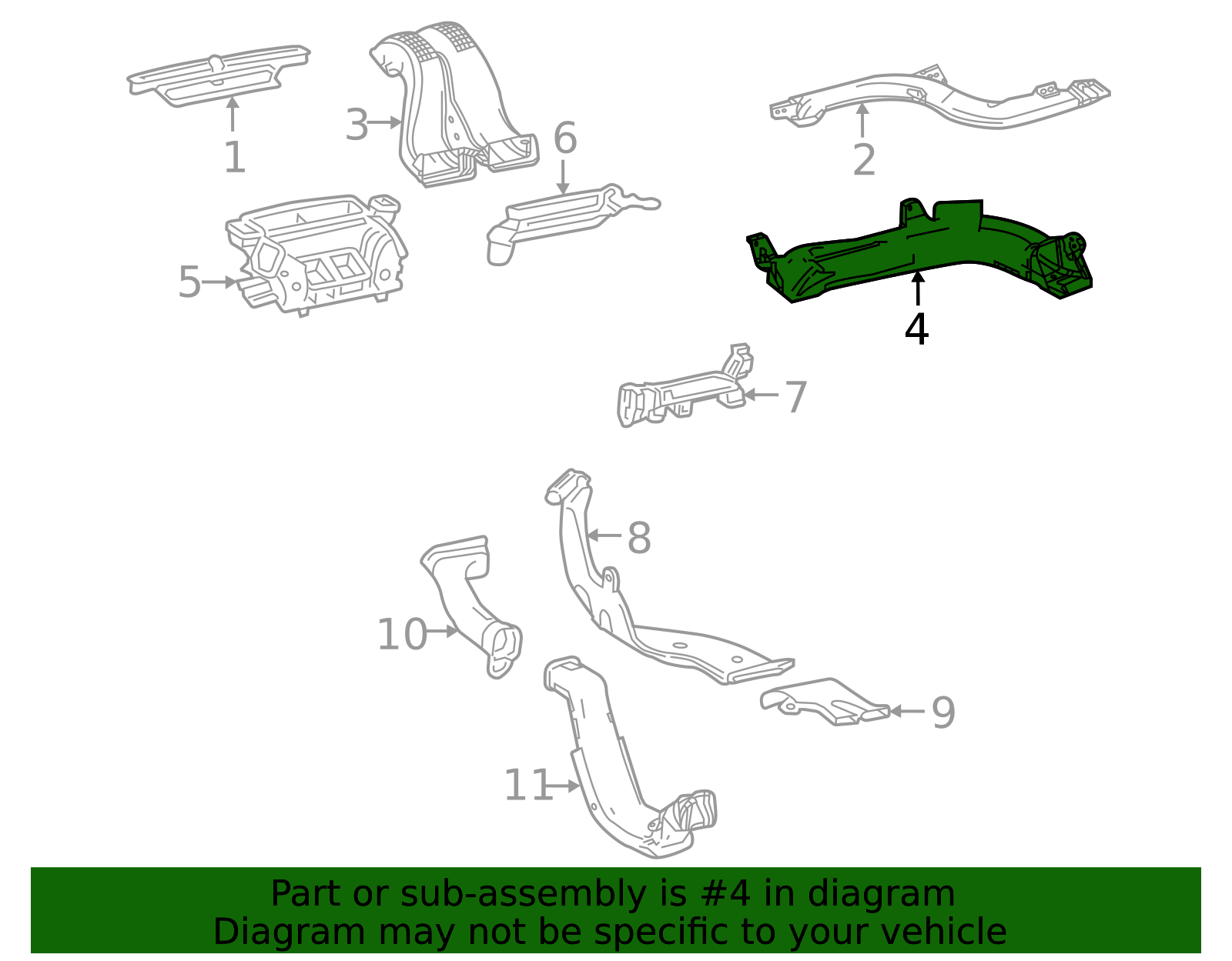55843-78051 - High-Quality Air Outlet Duct for 2025 Lexus | AutoNation ...