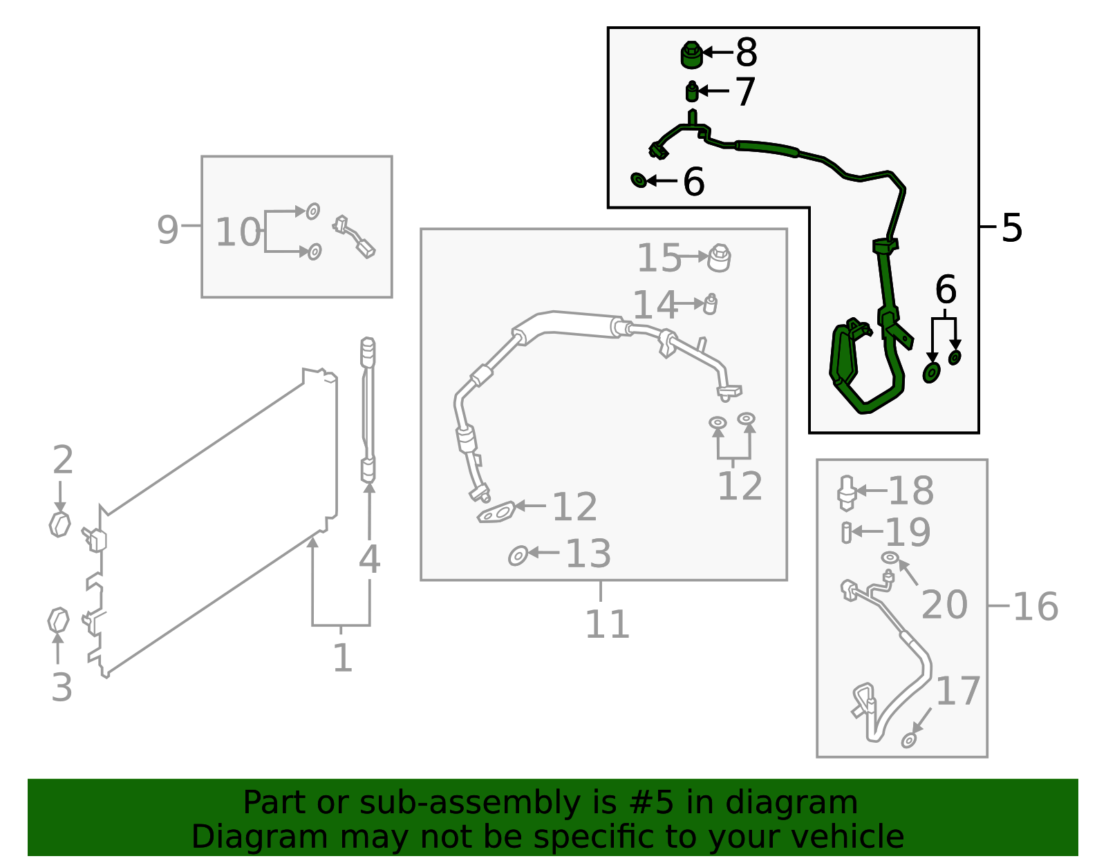2020-2025 Ford | Liquid Line | LX6Z-19A834-AC | Walls' Ford Parts