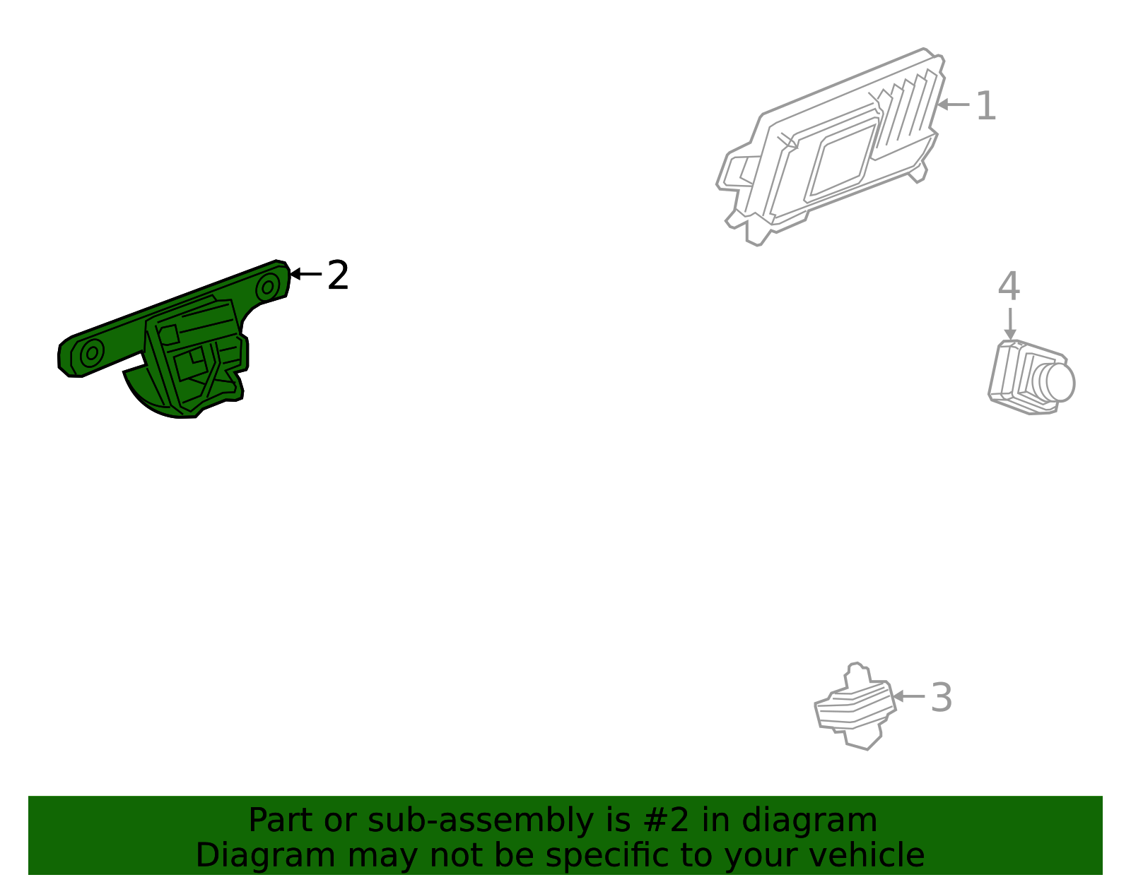 2020-2025 Chevrolet Front View Driver Information Camera 84721332 GM ...