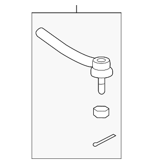 Genuine Toyota Outer Tie Rod part# 45460-09180 for 2009-2019 Toyota ...