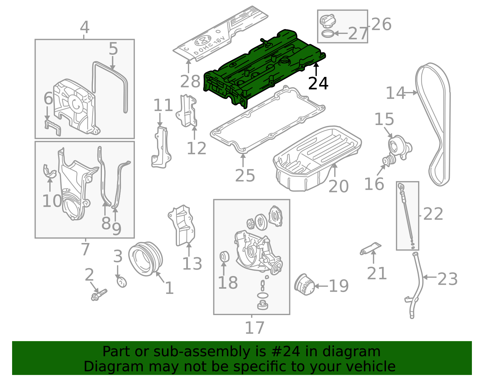 Valve Cover 22410-26635 | MotorMotor