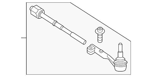 2020-2025 Toyota GR Supra Tie Rod Assembly 45470-WAA03 | Toyota Parts ...