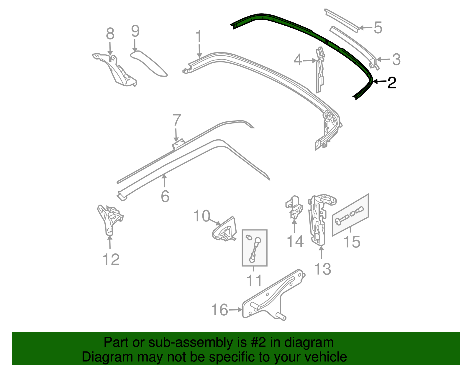 51-13-7-123-437 - Molding 2005-2008 Mini Cooper | OEM Pro Parts