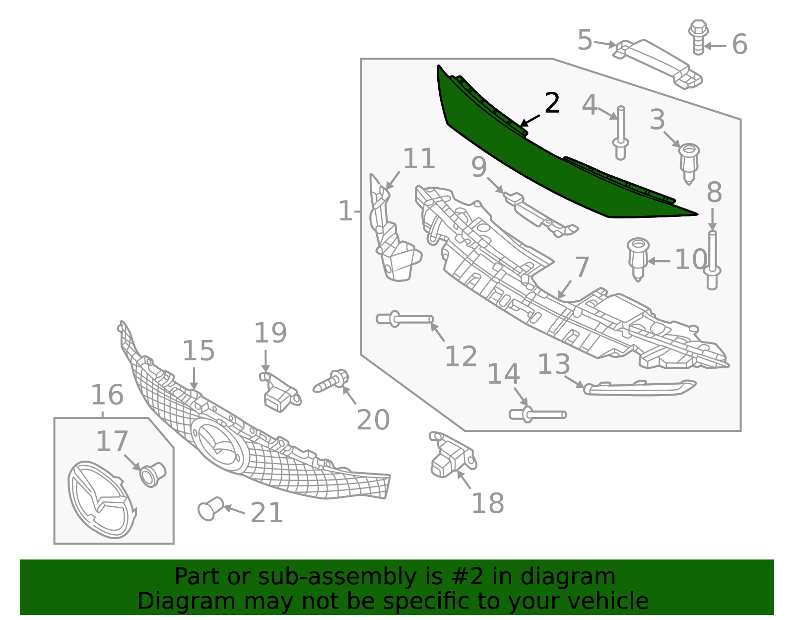 2022-2023 Mazda MX-30 EV Upper Shield dn4e507e1c51 | TascaParts.com