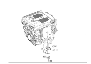 212-240-32-17 - Engine Mount 2006-2017 Mercedes-Benz | Mercedes-Benz ...